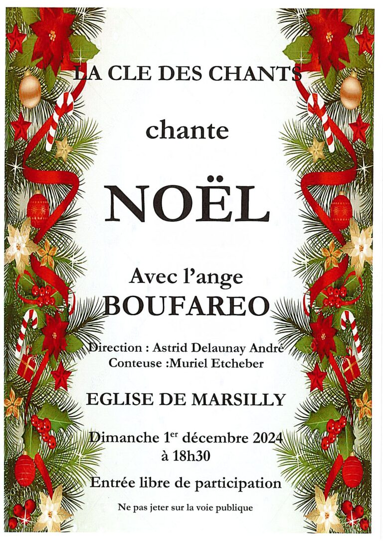 Concert la Clé des Chants – Mairie de Marsilly